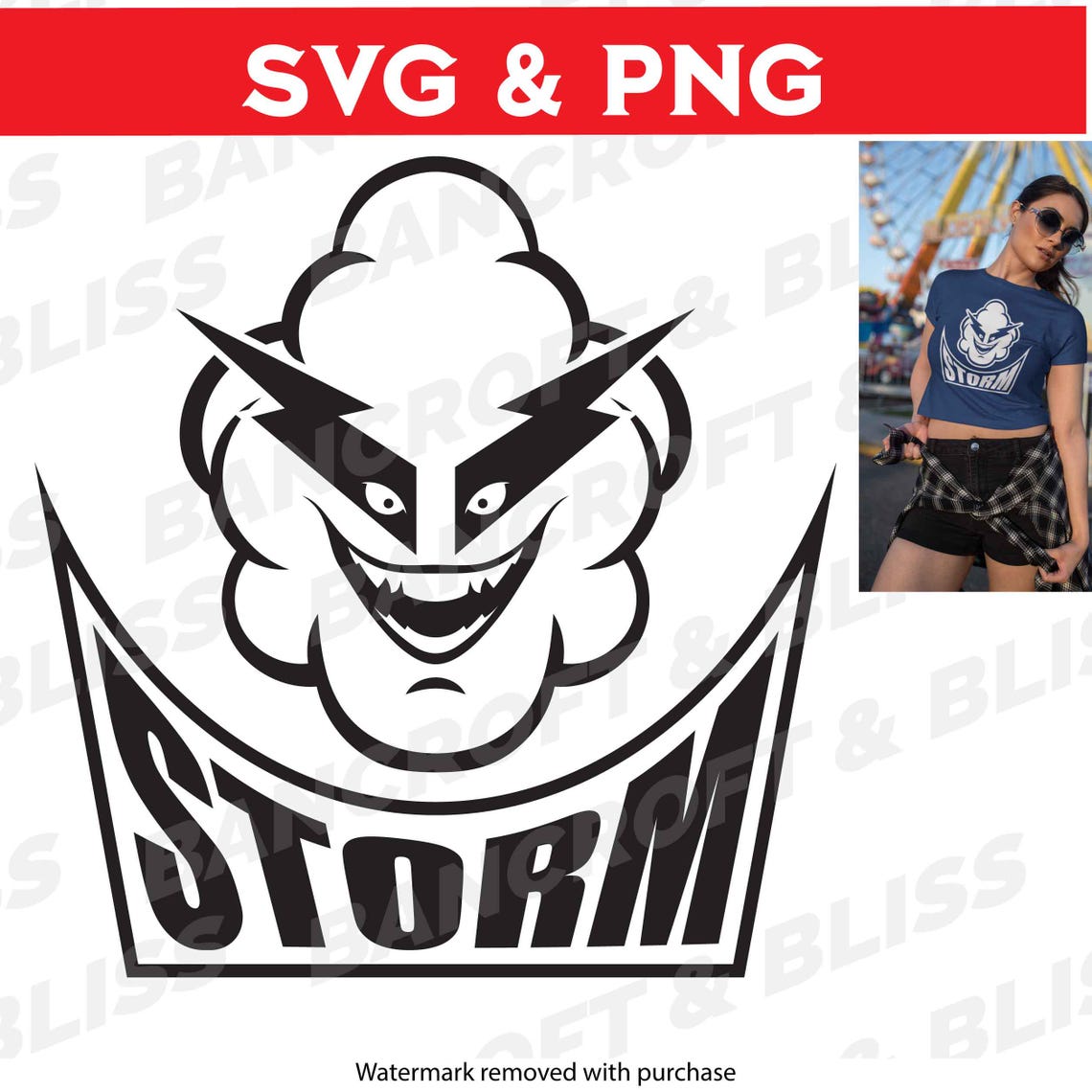 Storm SVG Storm Mascot Svg Storm Team Svg Storm School Spirit Svg ...