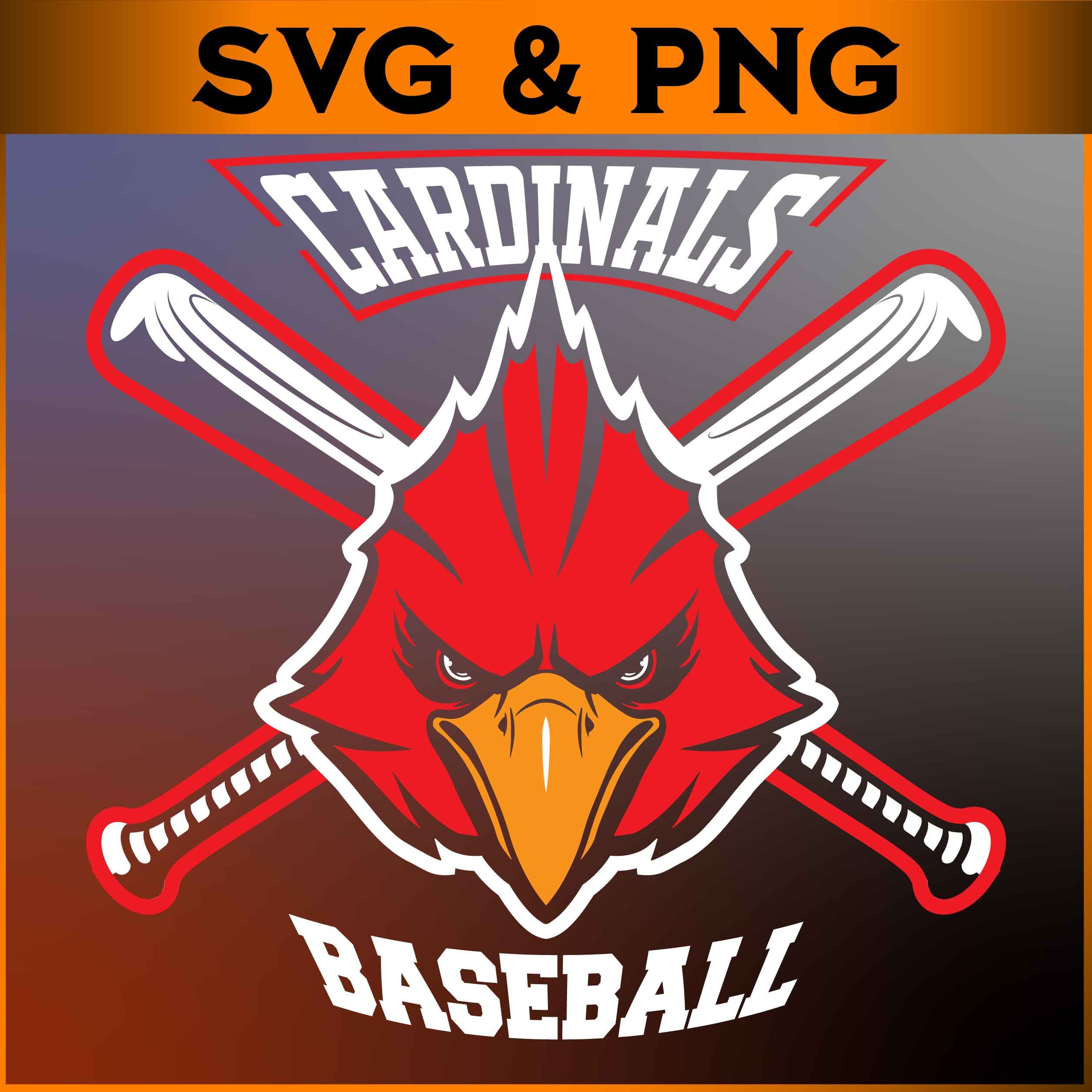 Cardinal Baseball SVG Cardinal Svg Cardinal Team Svg for Cricut or ...