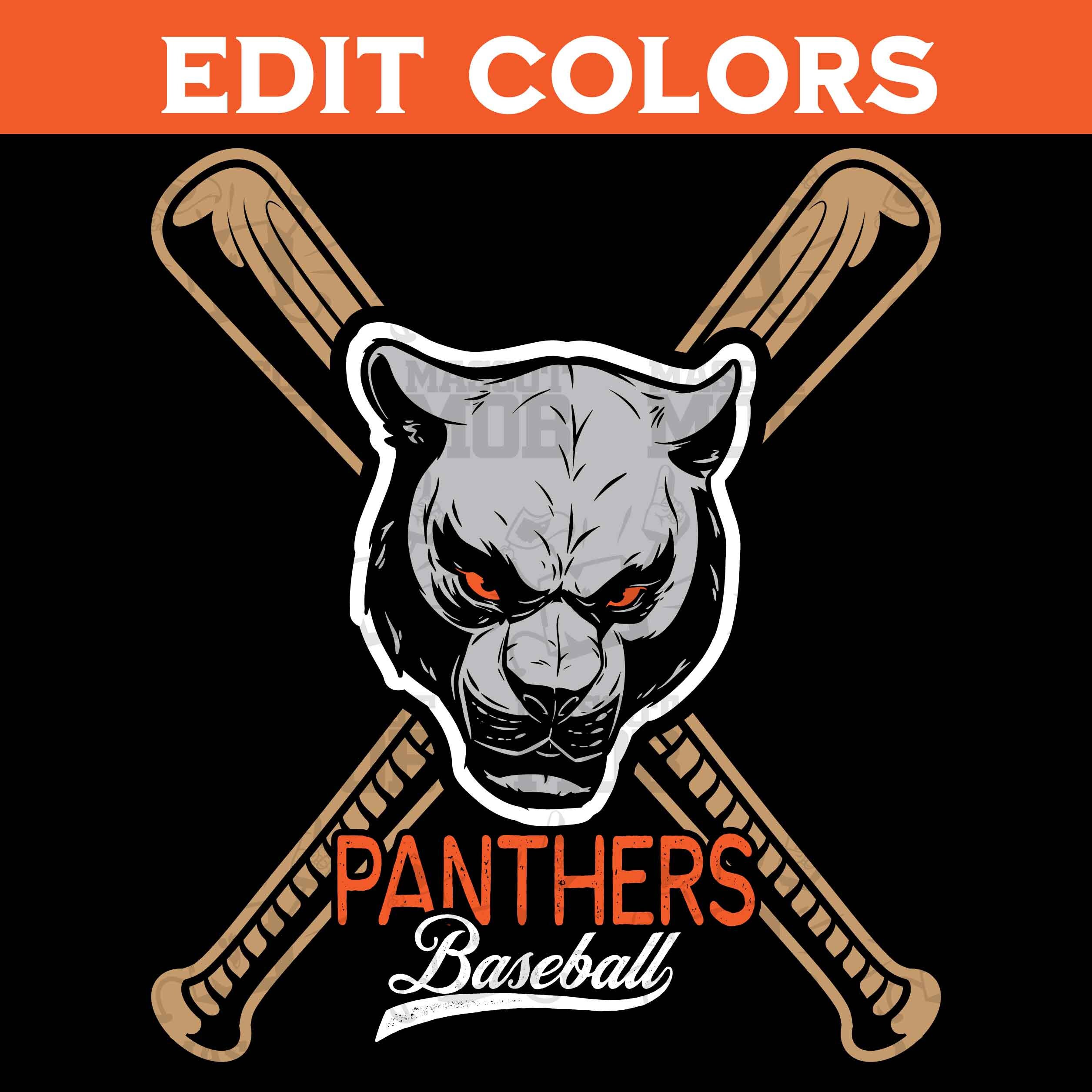 Panther Baseball SVG Panther Svg Panther Team Svg for Cricut or ...