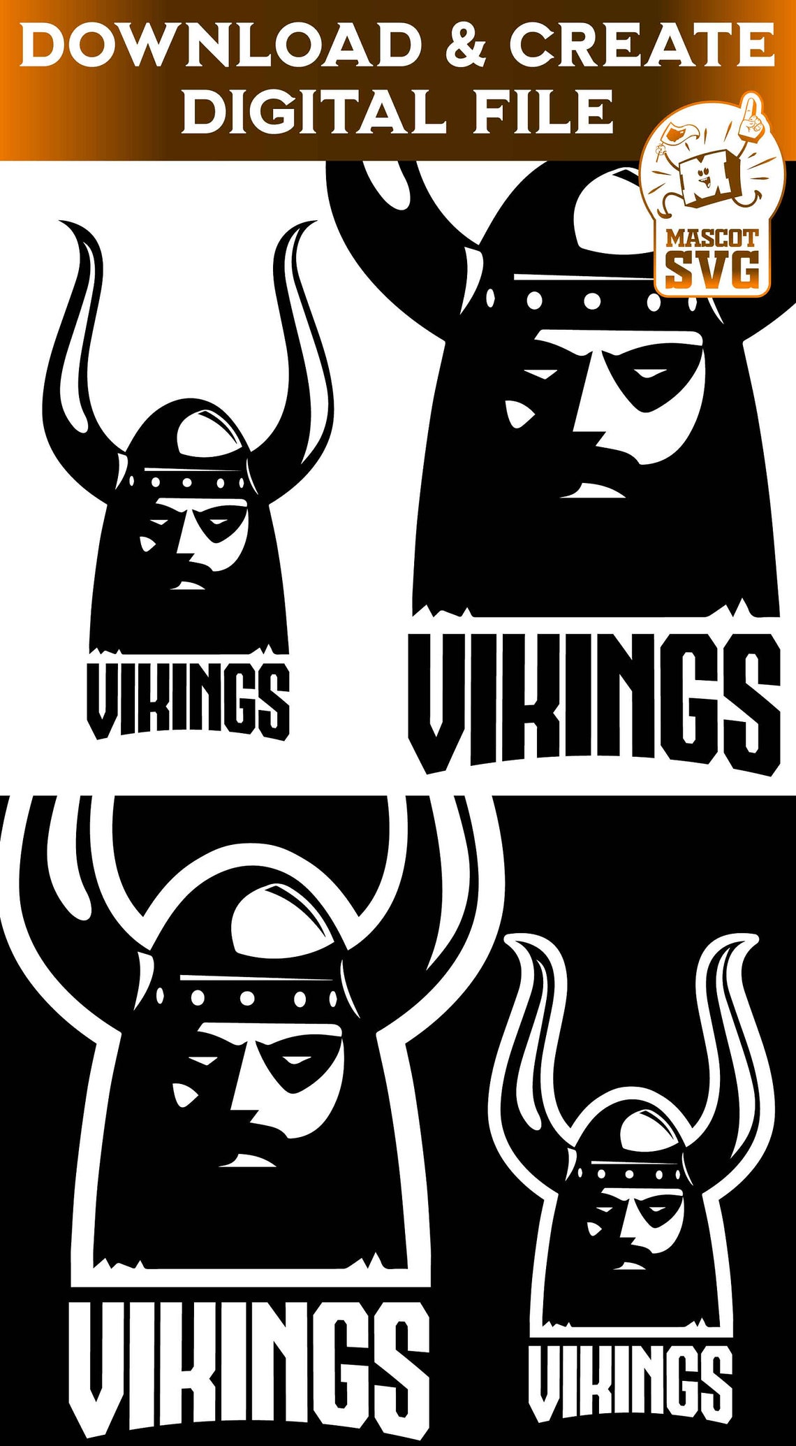 Viking SVG Viking Mascot Svg Viking Team Svg Viking Shirt Design Cricut ...