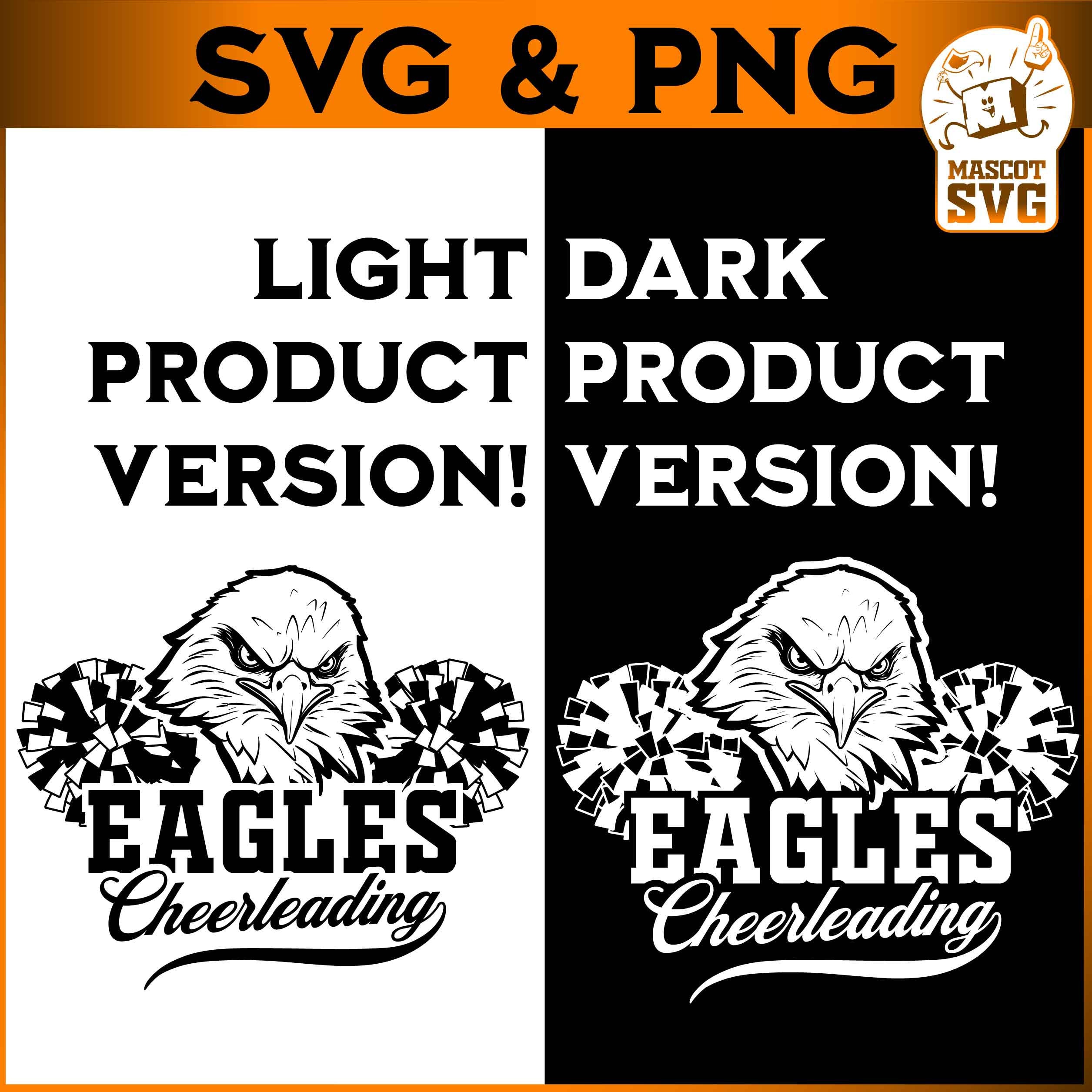 Eagle Cheerleading SVG Eagle Cheer Svg Eagle Svg Eagle Team Svg Eagles ...