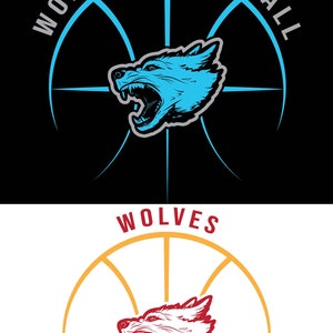 Wolves Basketball SVG Wolves B Ball Wolves Svg Wolves Team Svg Wolves ...