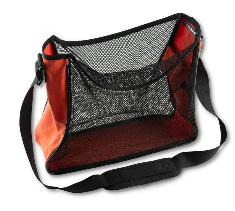 Foraging Bag Waxed Canvas and Mesh Foraging Fruit Picking - Etsy