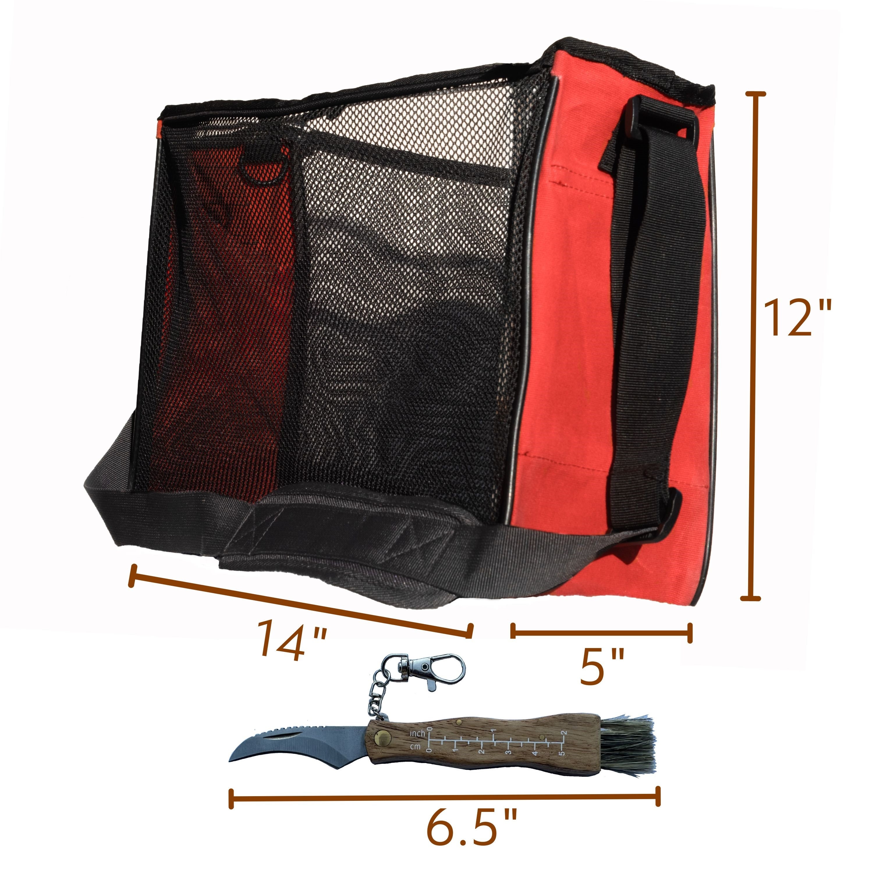 Earth Biome Waxed Canvas and Mesh Foraging Kit for Gathering or Fruit ...