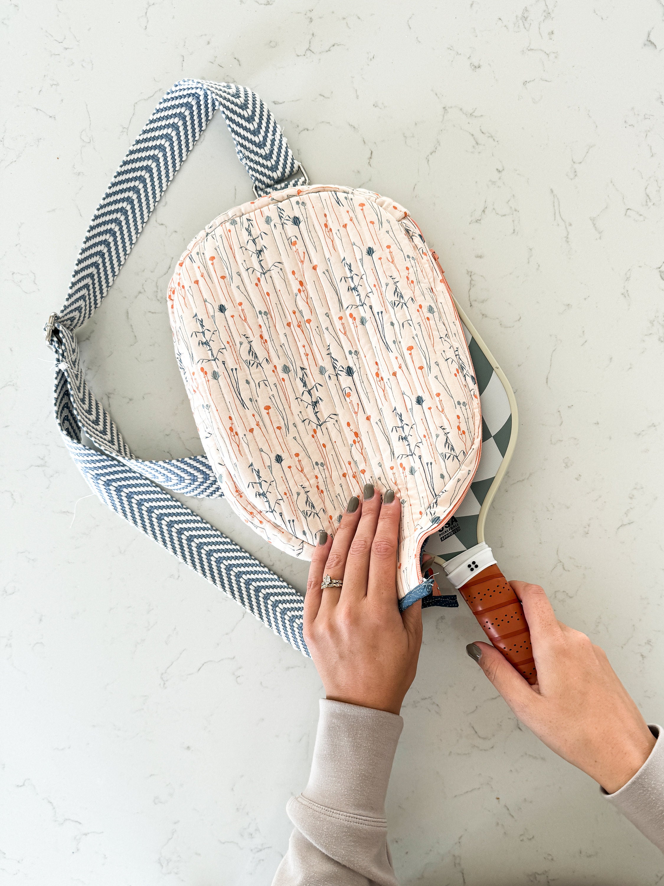 Wardle Quilted Pickleball Paddle Case - Etsy