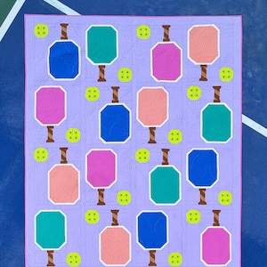 Pickle Party Pickleball Quilt Pattern - Etsy
