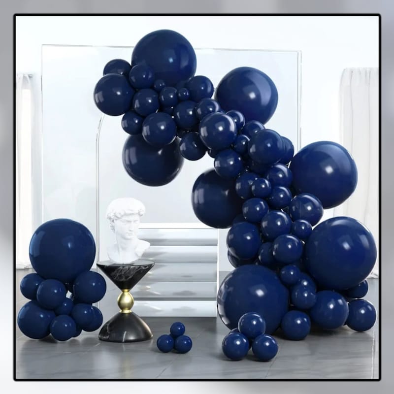 Navy Blue Balloon Garland - Etsy