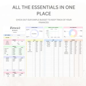 Subscription Tracker Spreadsheet | Budget Planner | Subscription ...