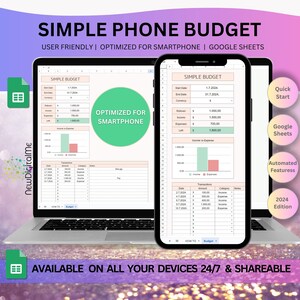 Simple Monthly Budget|planner for Android|planner for Iphone|google ...