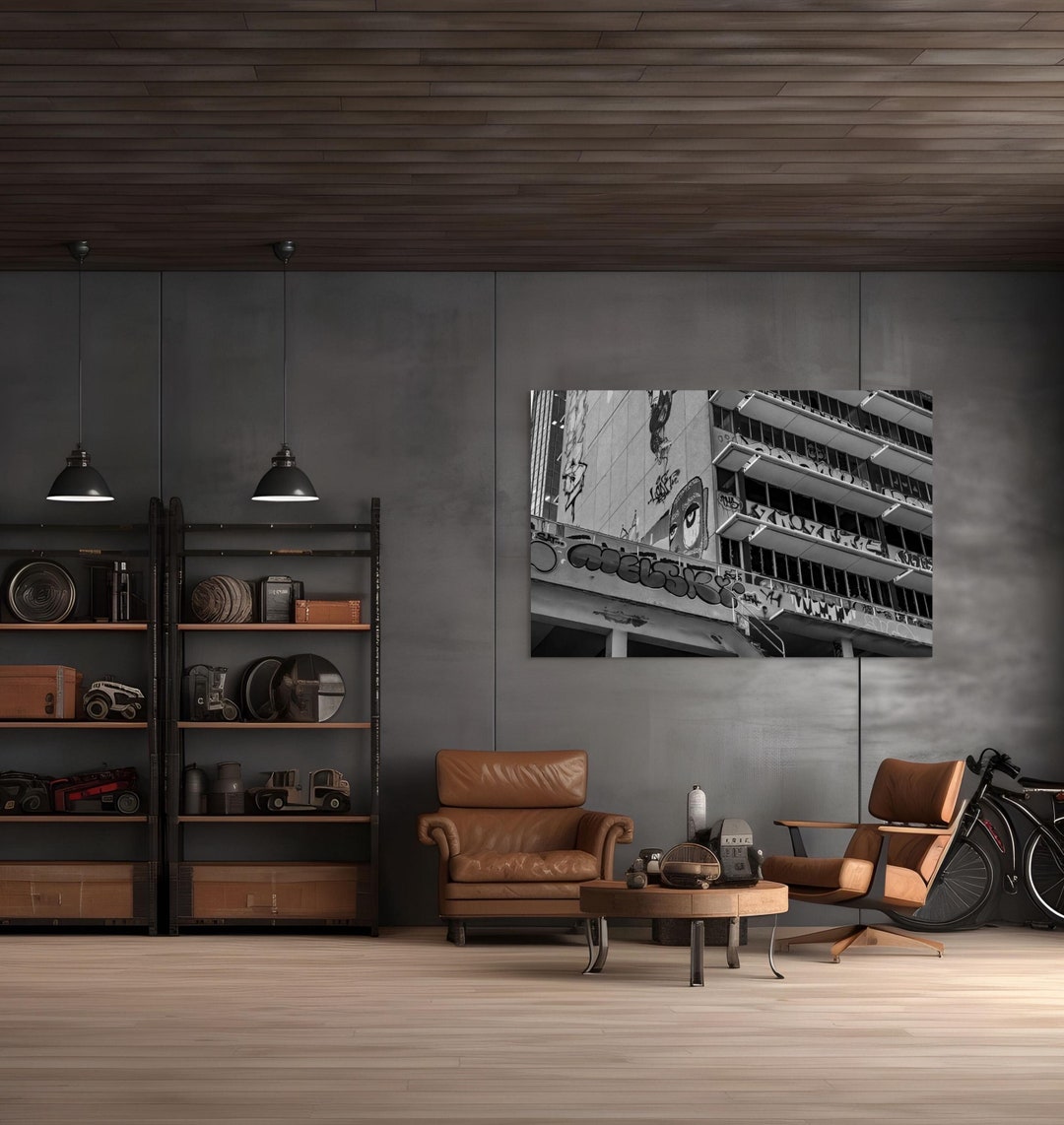 Miami Beach Abandoned VITAS Building Photo Art Stretched Matte Wall ...