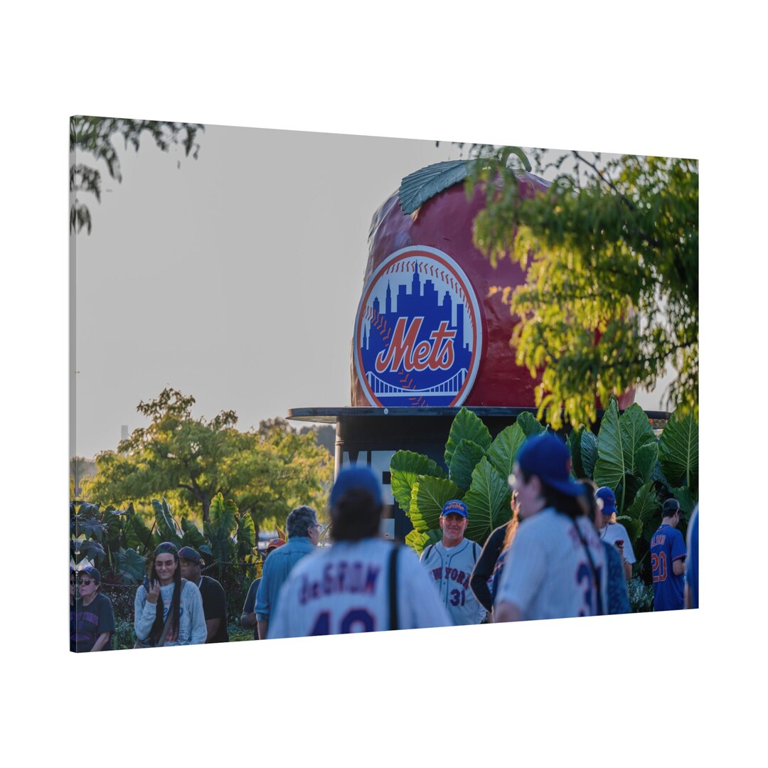 NY Mets Fans at Citifield, Baseball Memorabilia Wall Art, Fan Cave ...