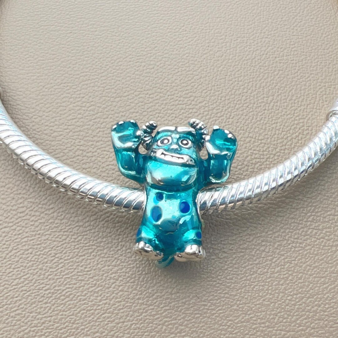 Pixar Monster's Inc Sulley Charm,silver Charms,simple Charm,charm for ...
