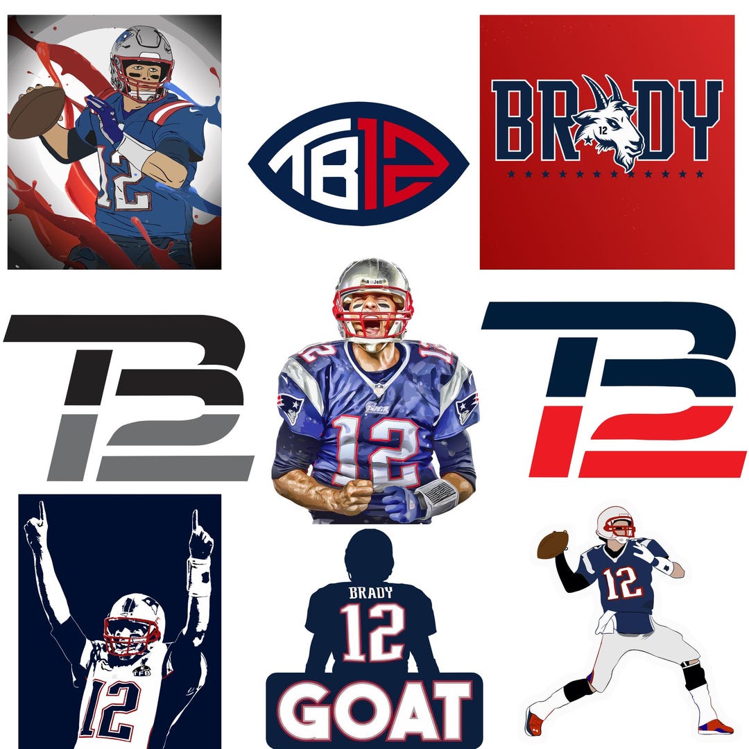 Tom Brady Svg-png Bundle, Tom Brady Fan Inspired , Cutting Files for ...
