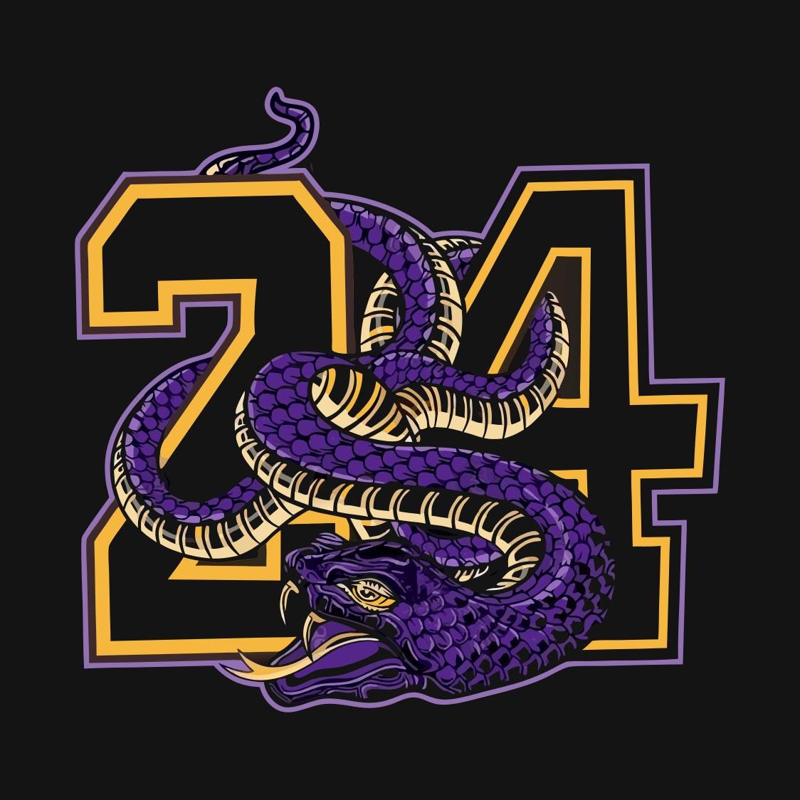 Black Mamba Svg-png,kobe Bryant Svg-png Instant Download - Etsy