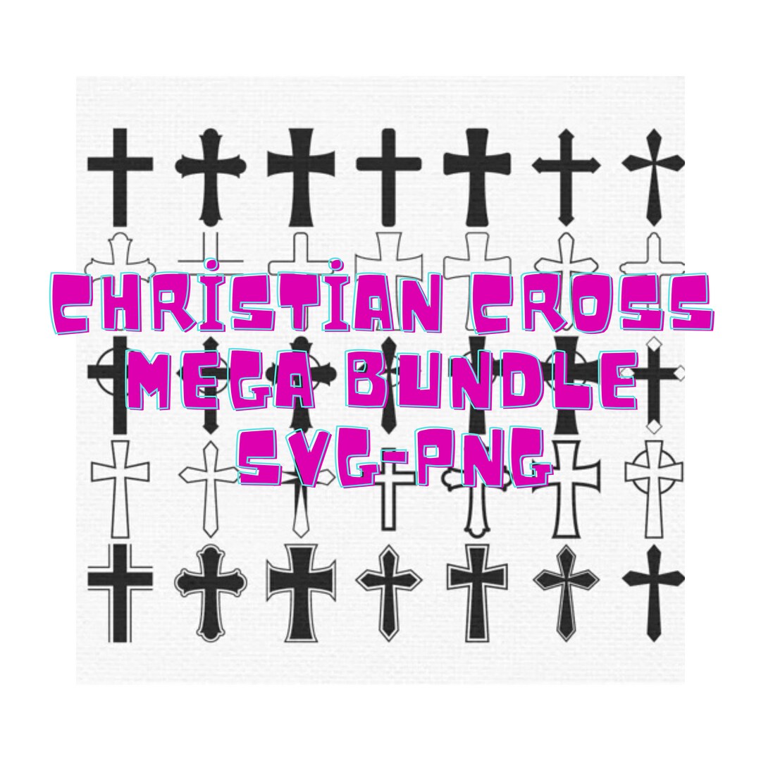 Christian Cross SVG Filescross Svg Filecross Clipartcrosses - Etsy