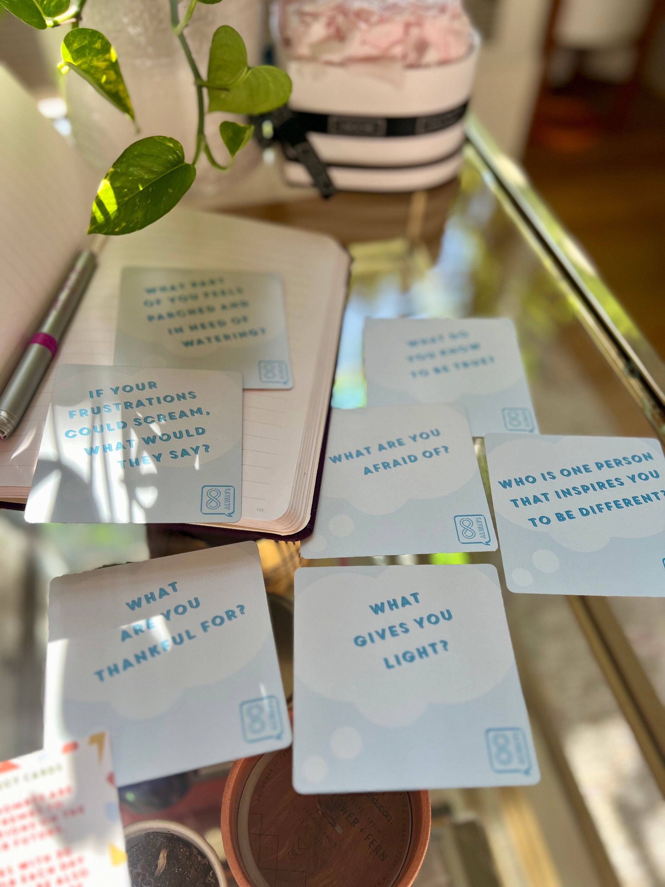 Reflect Cards - 30 Journal Prompt Cards for Daily Reflection ...