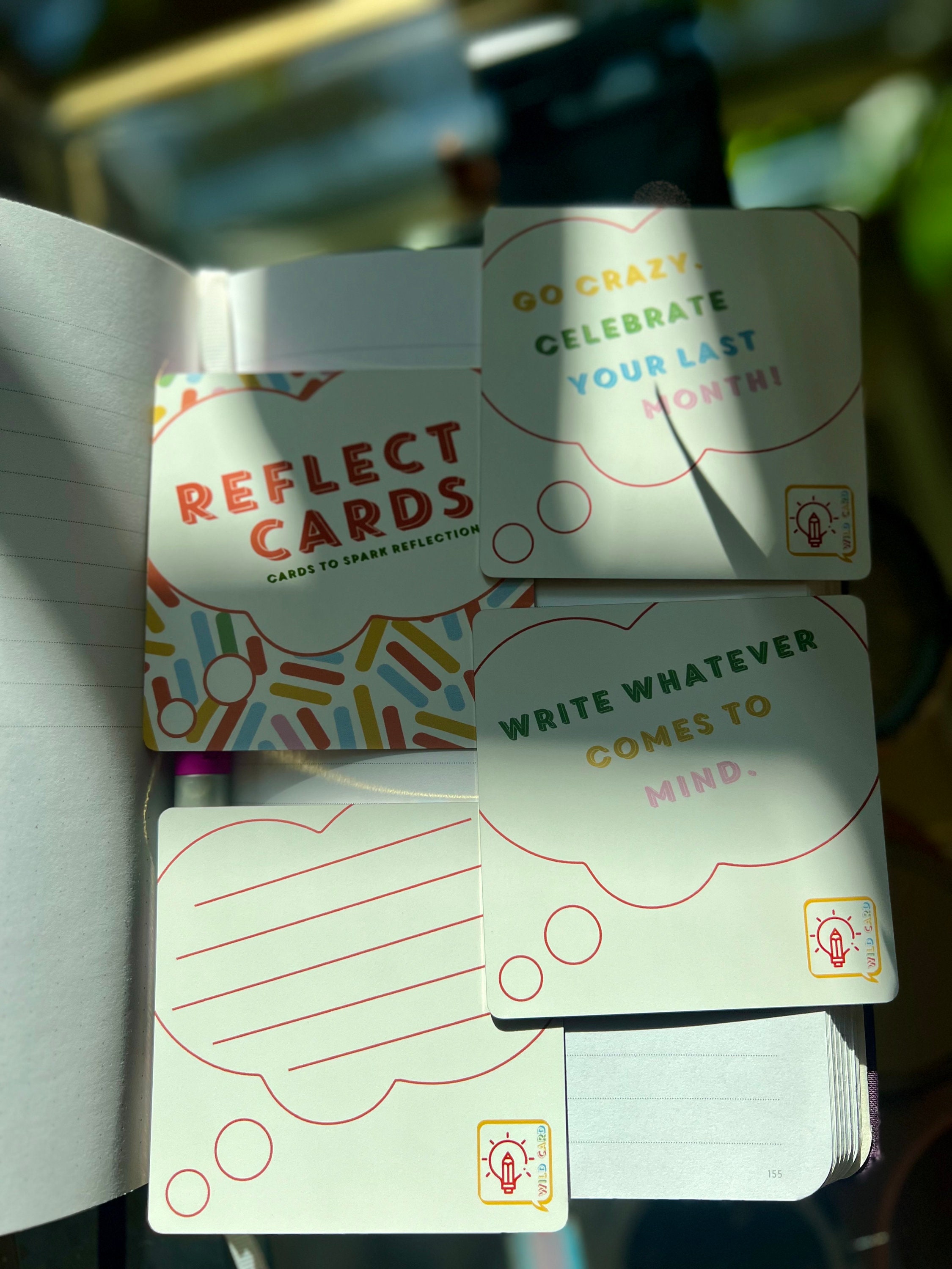 Reflect Cards - 30 Journal Prompt Cards for Daily Reflection ...