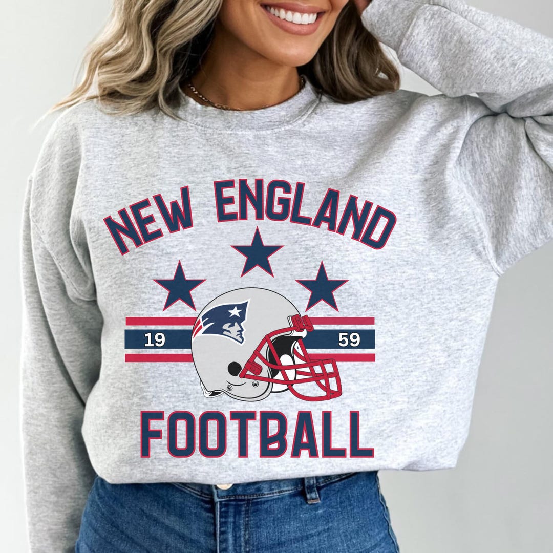 New England Football Shirt, Patriots Football Shirt, Patriots Football ...