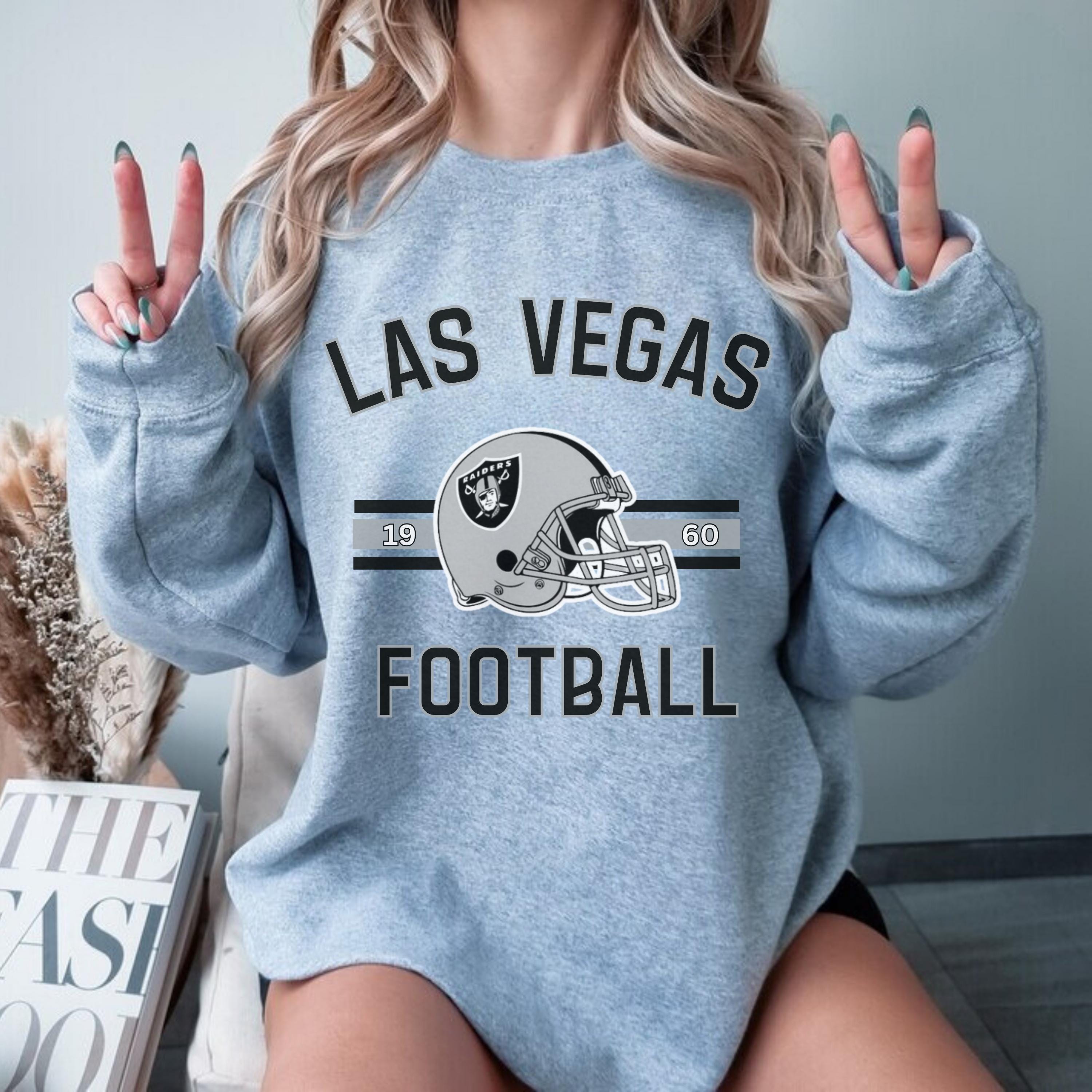 Las Vegas Football Sweatshirt,raiders Football Shirt,las Vegas Raiders ...