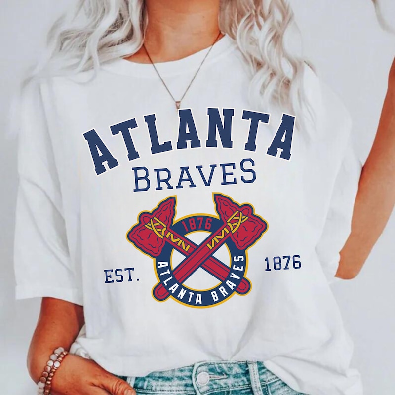 Atlanta Braves Shirt - Etsy