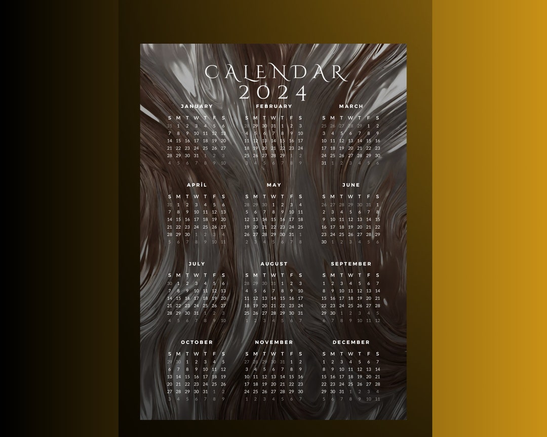 2024 Calendar ,2024 Monthly Planner 2024 A4-letter Size Wall Calendar ...