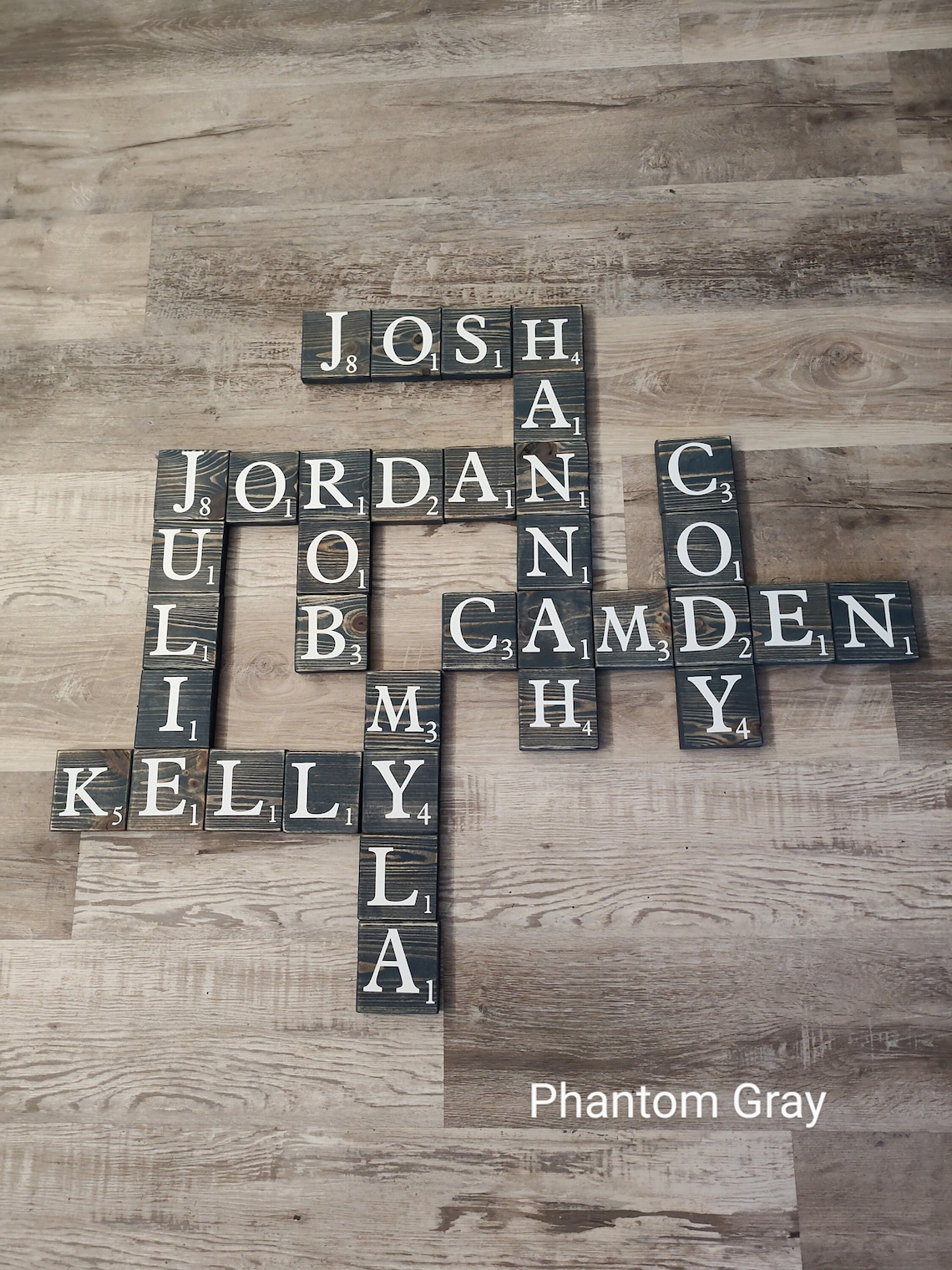 Handmade Wooden Scrabble Tiles for Wall Decor - Etsy