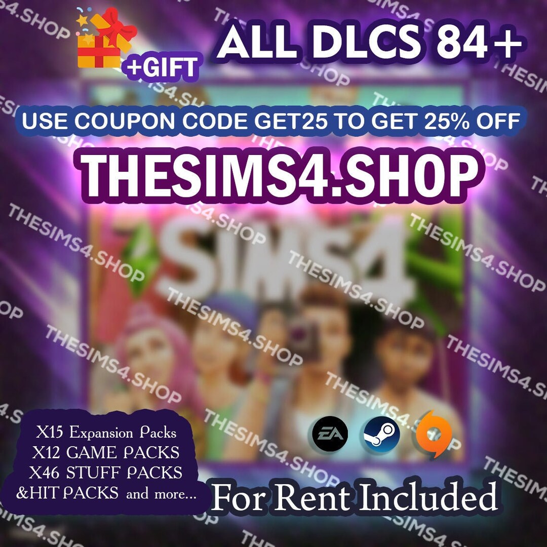 The Sims 4 All 84 Dlcs 2023 Expansion Game Stuff Kit Pack - Etsy Australia