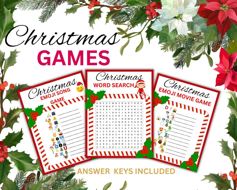 Christmas Bundle Printables PDF Christmasparty Templates Instant ...