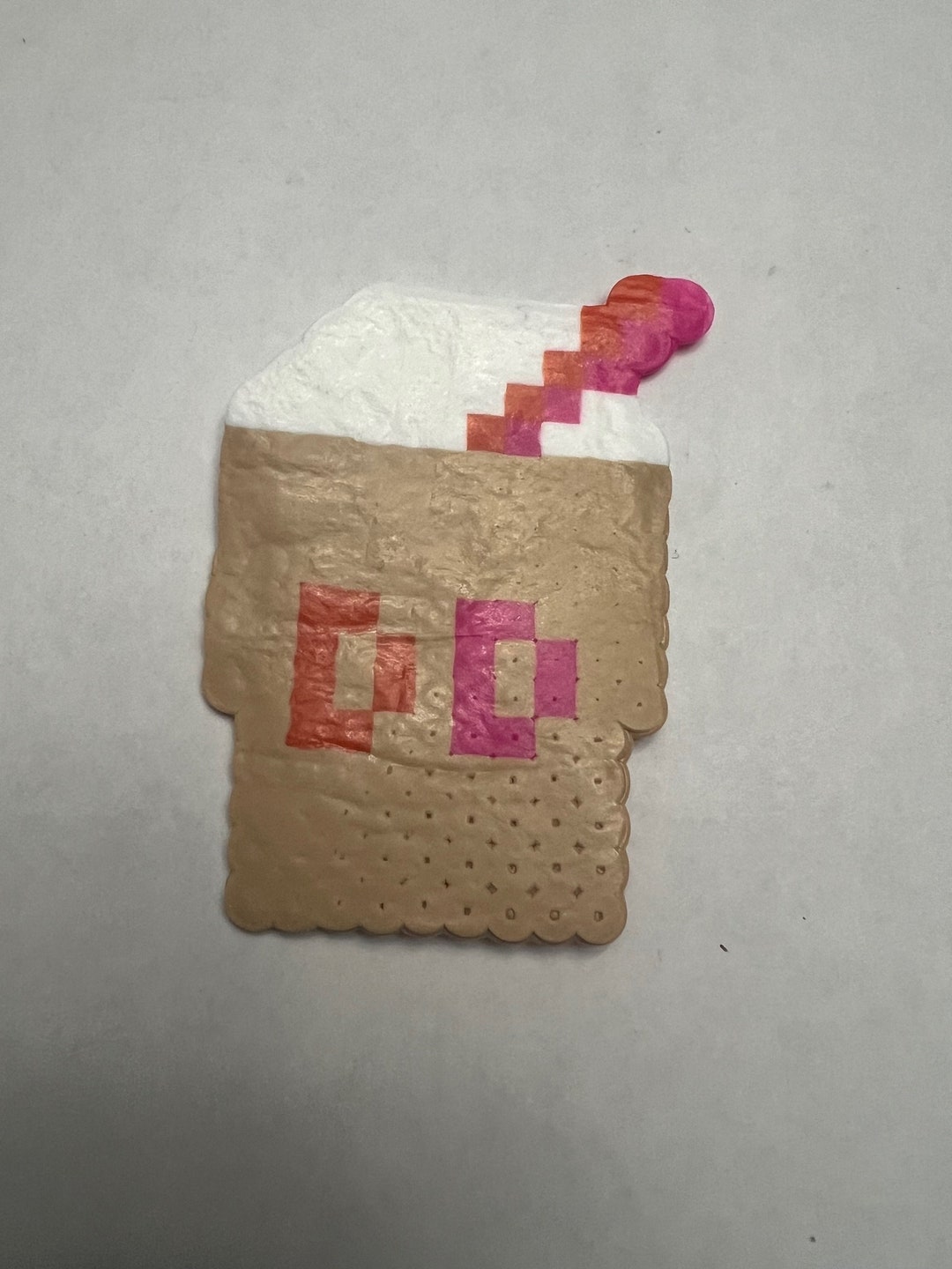 Dunkin Coffee Perler Design - Etsy