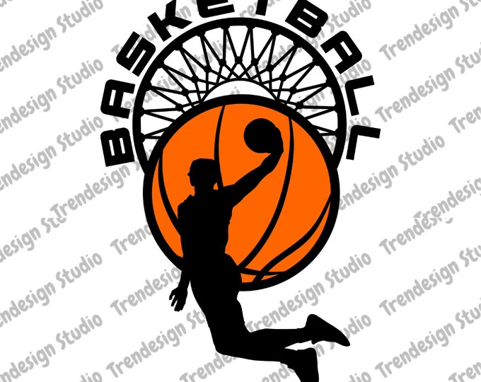 Basketball Player Svg, Dxf, Eps, Ai, Cdr Vector Files for Silhouette ...
