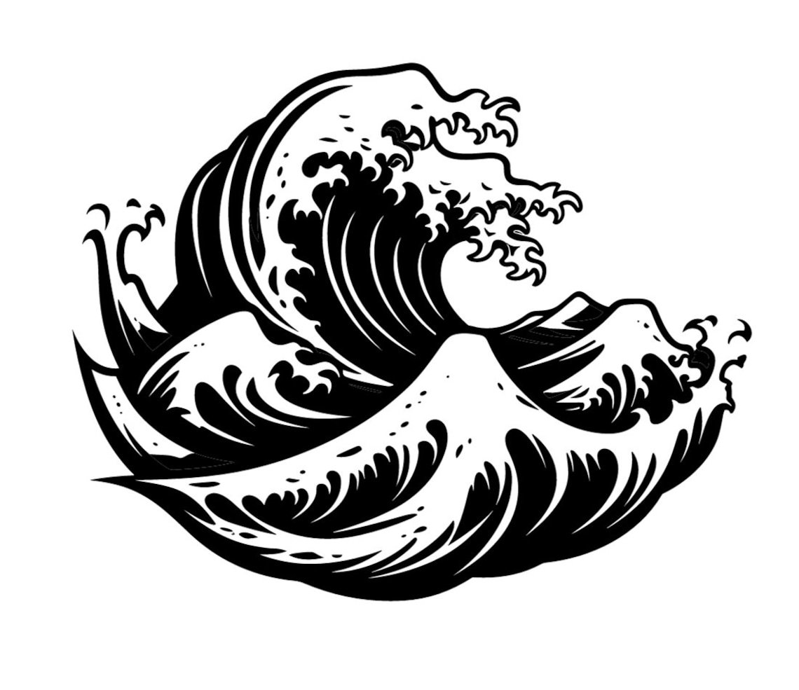 Ocean Waves SVG, Ocean SVG, Waves Svg, Sea Svg, Water Svg, Aquatic, Sea ...