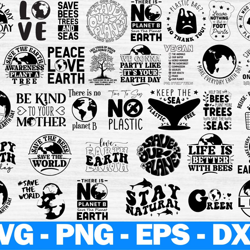 Earth Svg File - Etsy