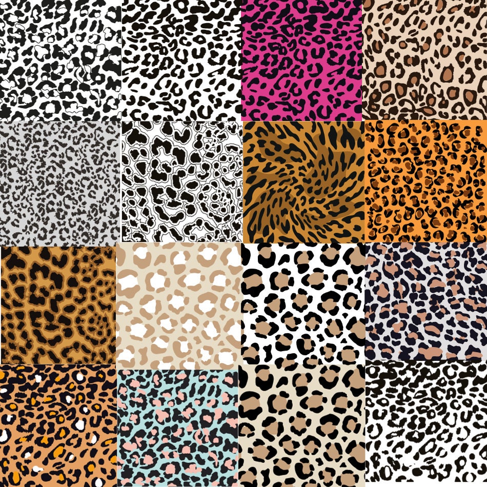 Leopard Print SVG Bundle, Leopard SVG, Layered Leopard Print, Leopard ...