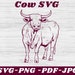 Cow SVG Cow Animal SVG Cow Head Svg Dairy Cow Svg Cow Png Cows Cricut ...