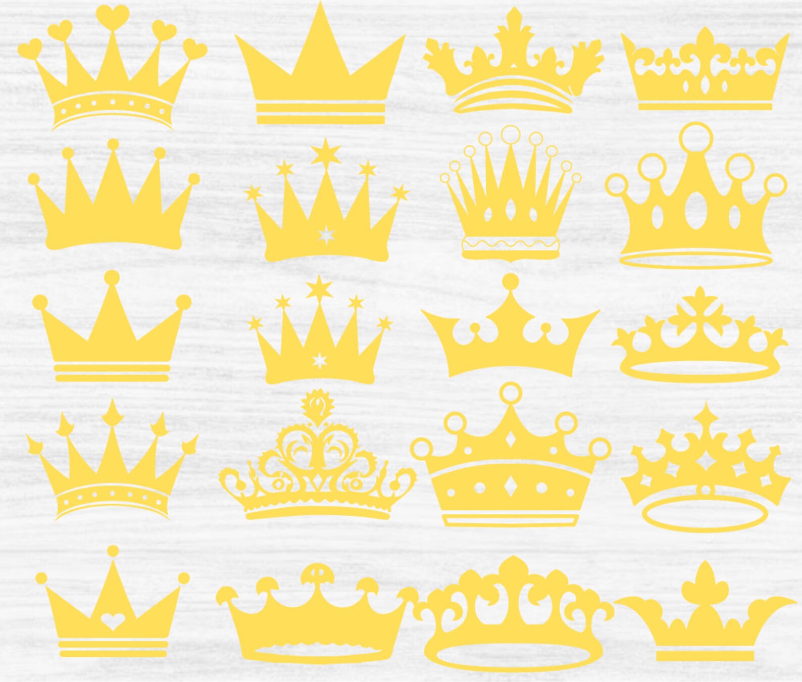 Crown SVG Bundle, Crown Svg, Tiara Svg, Queen Tiara Svg, Princess Tiara ...