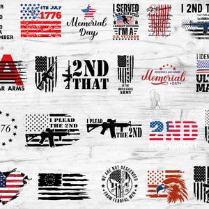 2nd Amendment Svg Bundle, Second Amendment Svg, Gun Rights Svg, 2nd Amendment Tattered Flag File ...