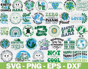 Earth Day SVG Bundle, Earth SVG, Recycle SVG, Earth Day 2024 Quotes ...