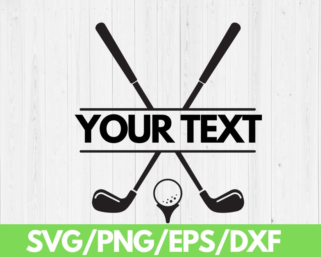 Golf Monogram SVG Golf Split Frame Svg Golfing Svg Golfer Svg Golf Club ...