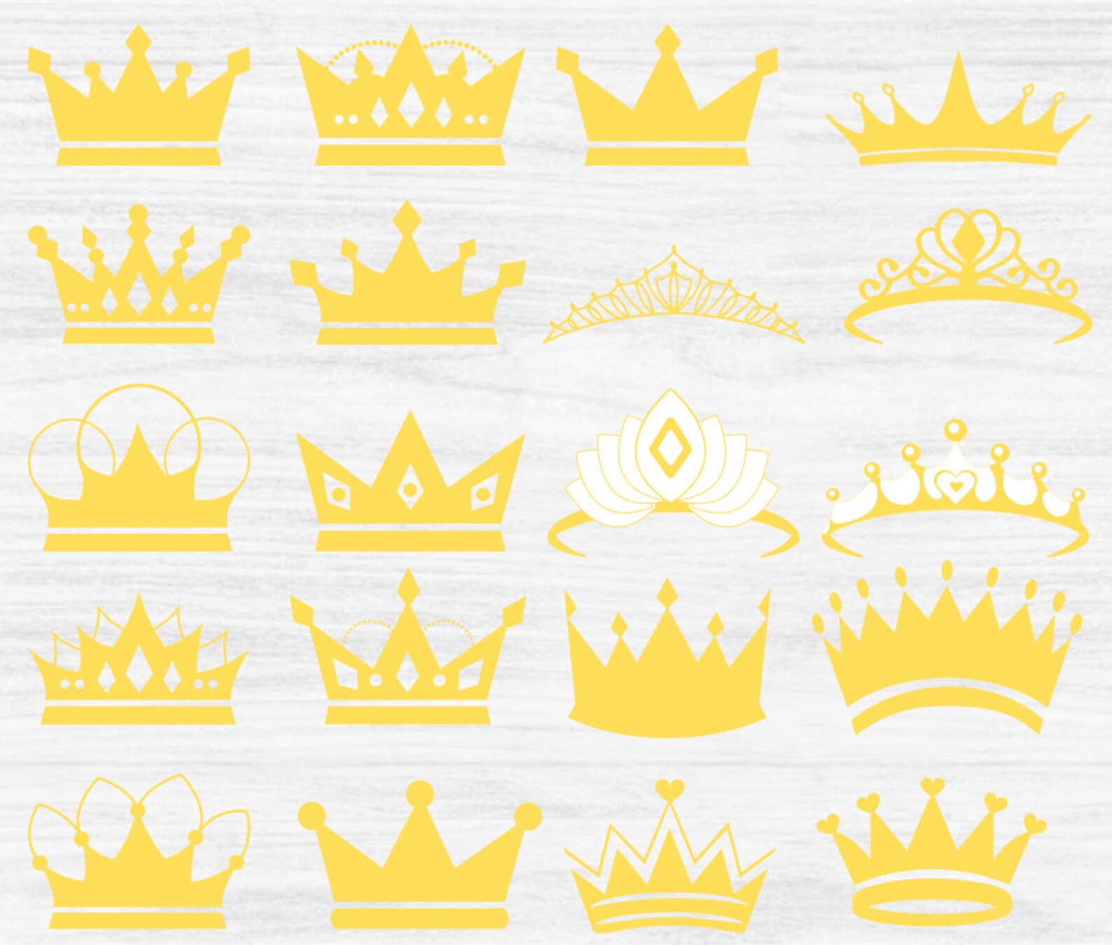 Crown SVG Bundle, Crown Svg, Tiara Svg, Queen Tiara Svg, Princess Tiara ...