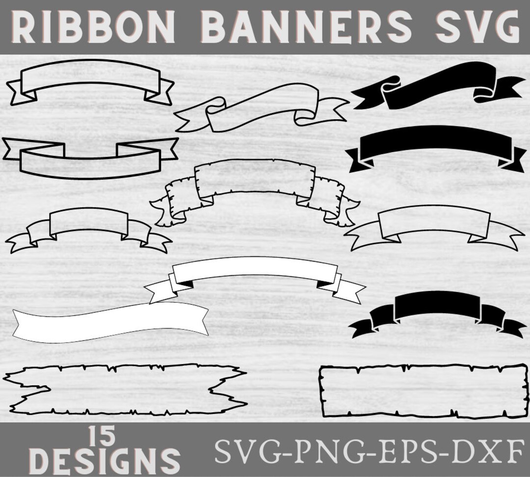 Banner Svg, Png, Jpg, Dxf, Ribbon Svg, Ribbon Banner Svg, Label Svg ...