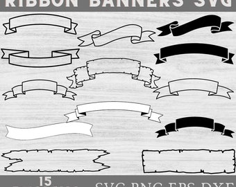 Banner Svg, Png, Jpg, Dxf, Ribbon Svg, Ribbon Banner Svg, Label Svg ...