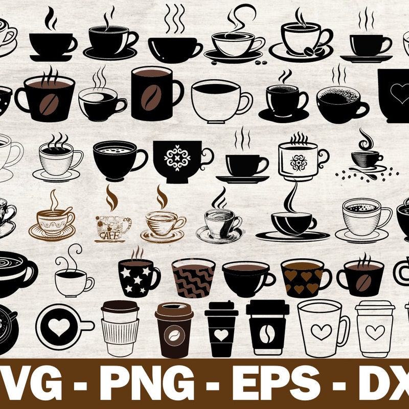 Coffee Cup Clip Art - Etsy