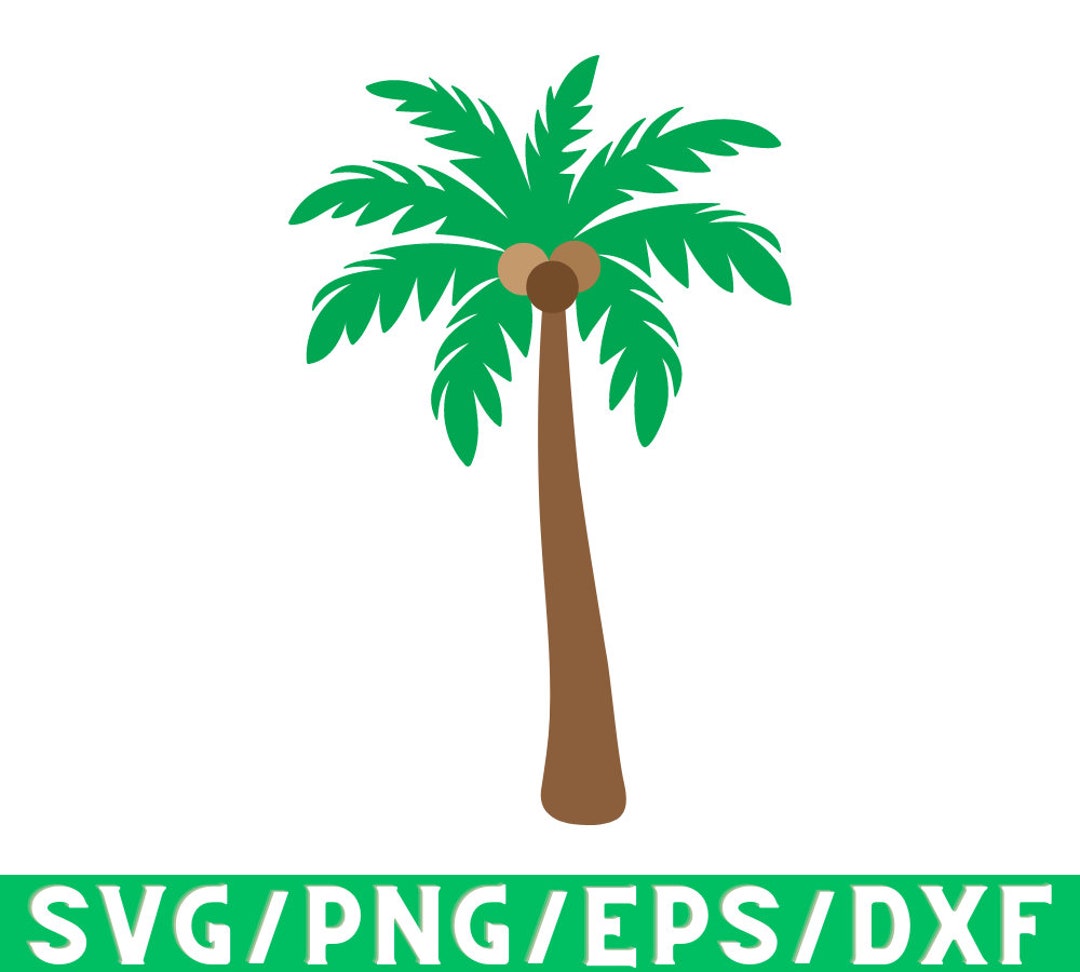 Palm Tree SVG, Layered Palm Tree SVG, Colored Palm Tree Svg, Summer SVG ...