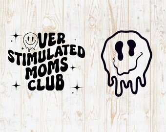 Overstimulated Moms Club Png, Overstimulated Png, Overstimulated Mom ...