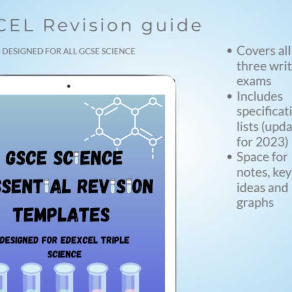 Gcse Science Guide Etsy