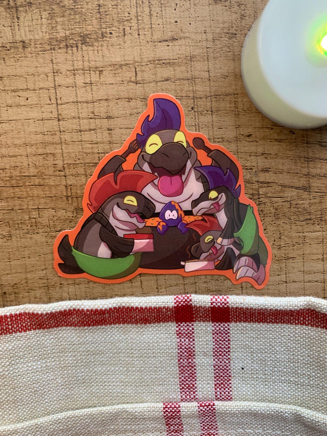 Splatoon 3 Salmon Run Salmonid Pot Luck Vinyl Sticker - Etsy