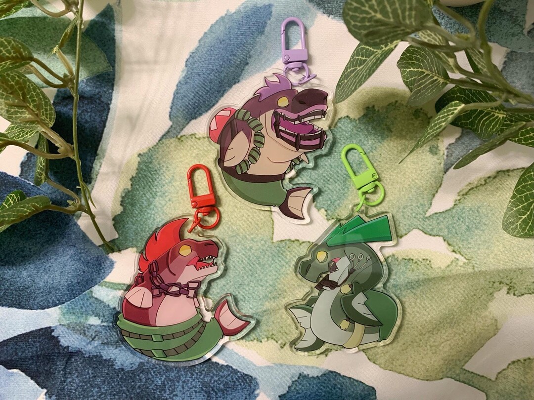 Splatoon 3 Salmon Run Next Wave King Salmonid 3” Double-sided Acrylic ...