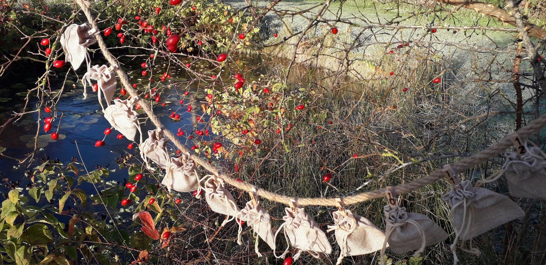 Handmade Fillable Reusable Advent Calendar Rope 12 Day - Etsy