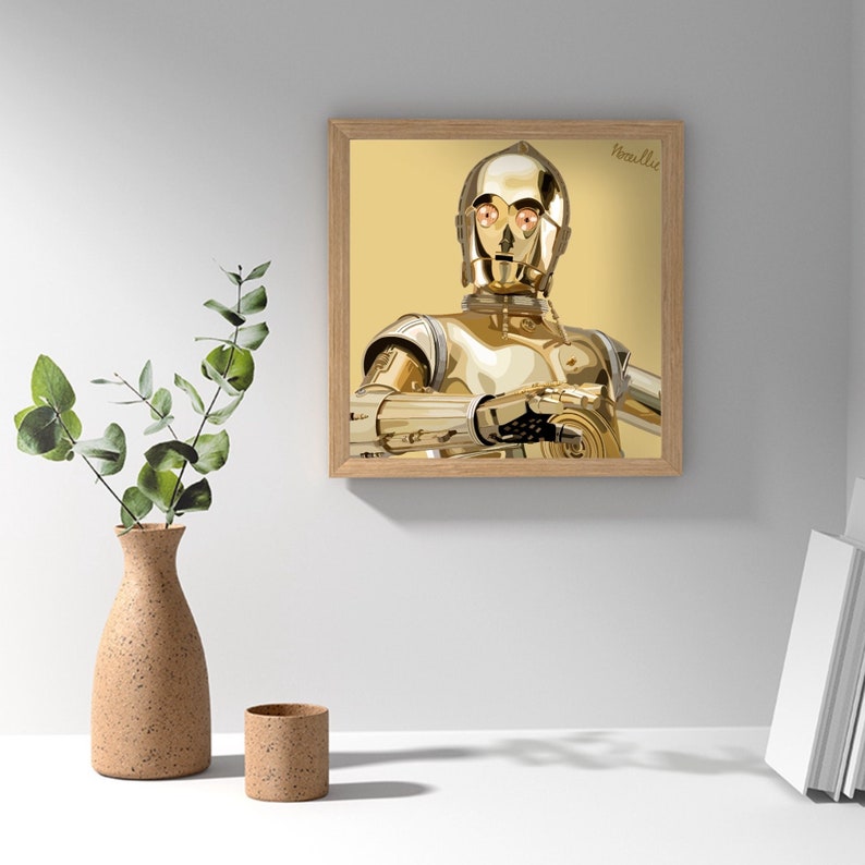 C3PO Art Print - Etsy