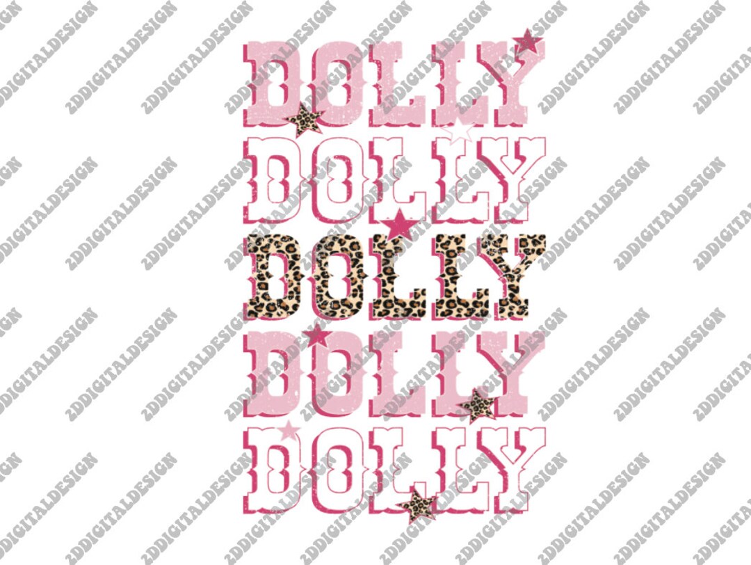 Pink Dolly PNG, Dolly Sublimation, Dolly Pink Leopard Png, Dolly Parton ...